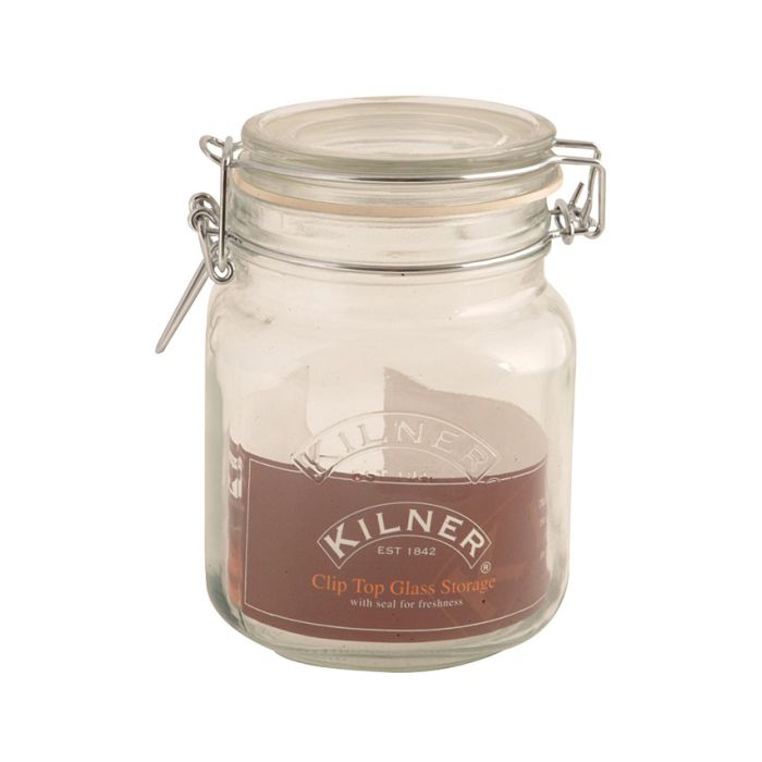 Kilner (0025.511) Square Clip Top Jar - 1L